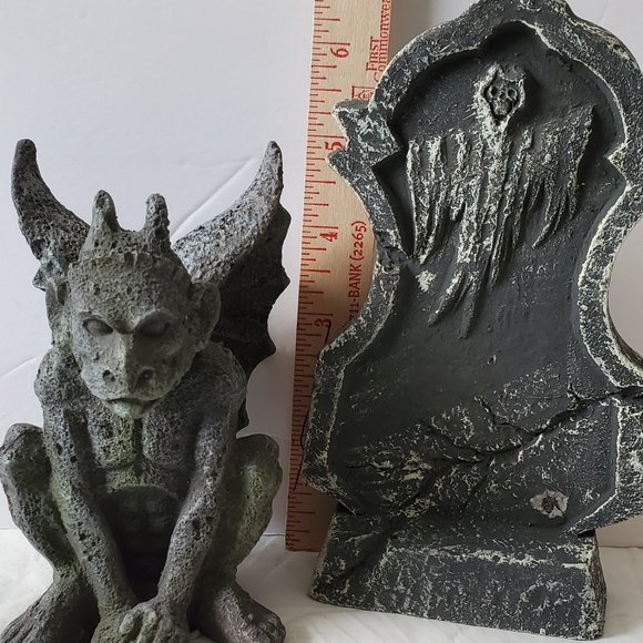Unbranded | Accents | Halloween Decorations Tombstone And Gargoyle ...